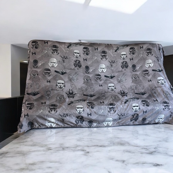 Star Wars | Bedding | Star Wars Full Size Flat Bed Sheet Gray Black ...